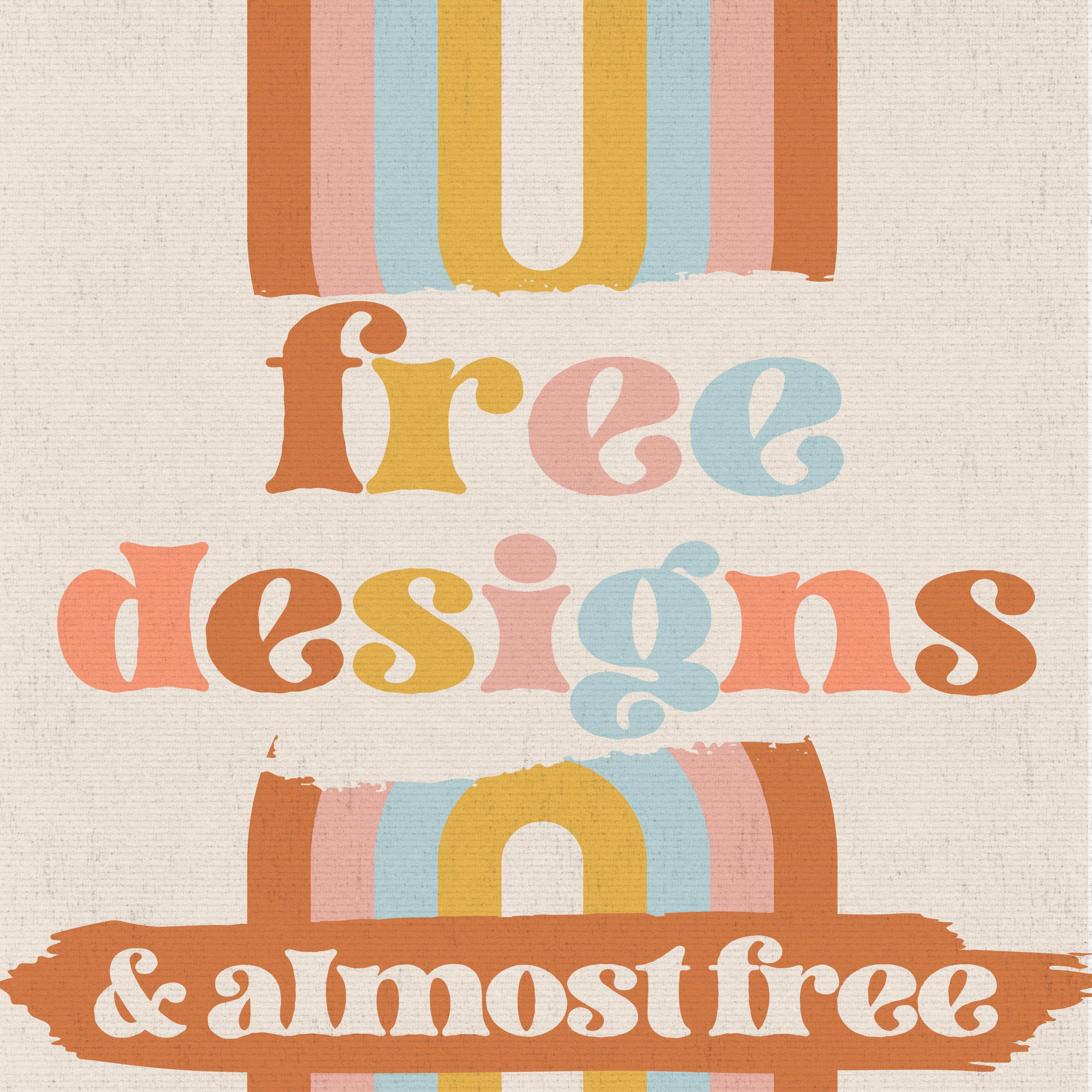 FREE + ALMOST FREE DESIGNS – Bella B Studio